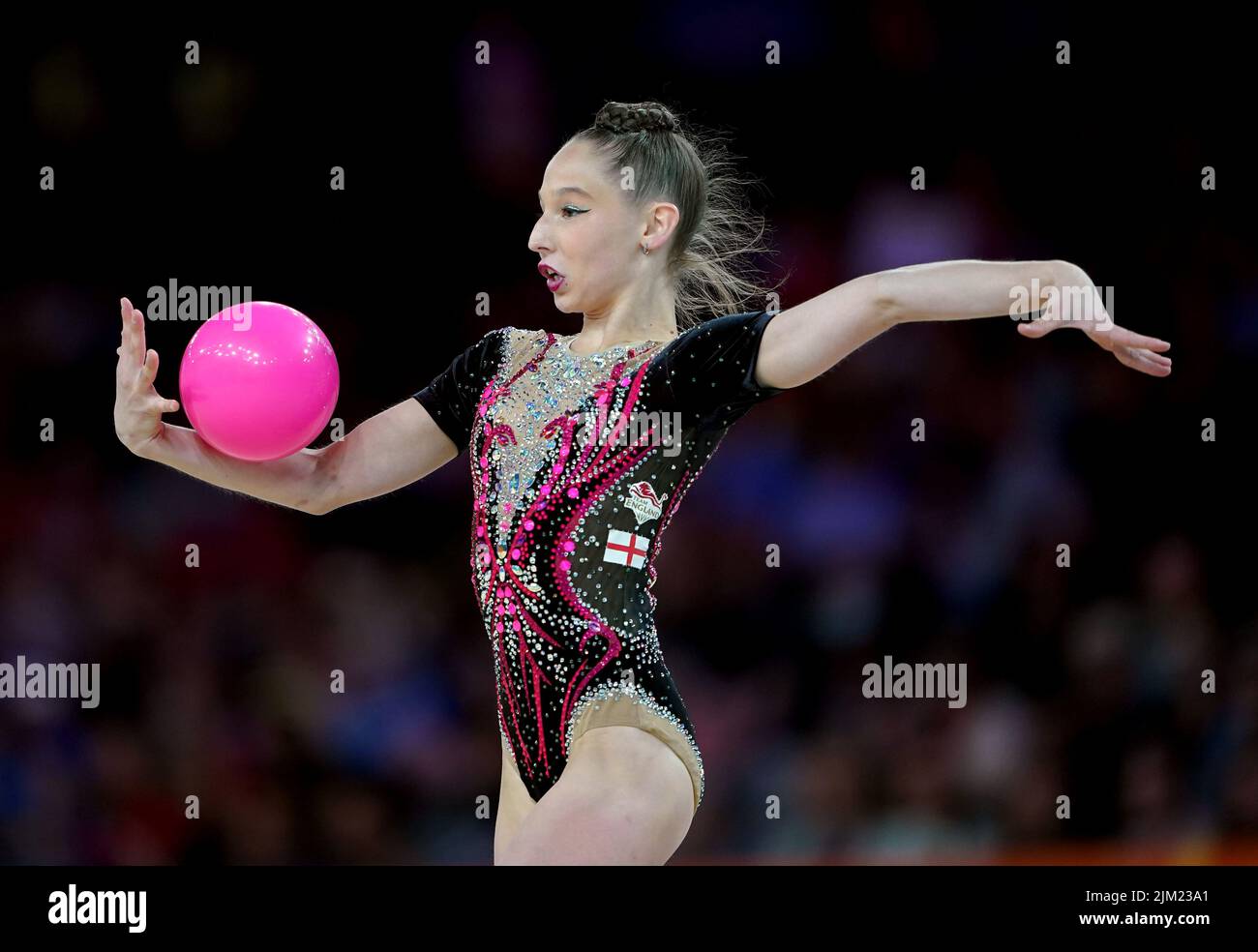 England's Marfa Ekimova during the Rhythmic Gymnastics, Team Final and ...