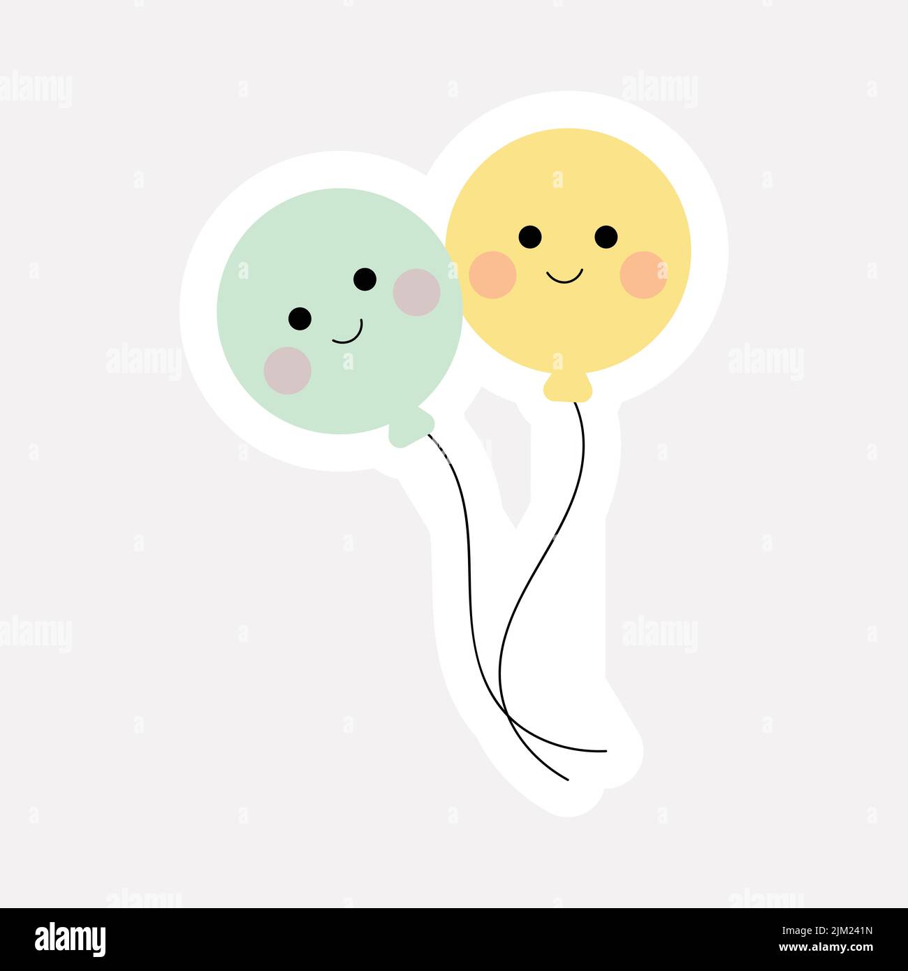 Cartoon balloons hi-res stock photography and images - Alamy