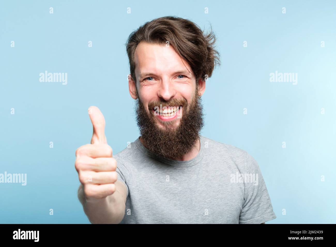 Joyful approval hi-res stock photography and images - Alamy