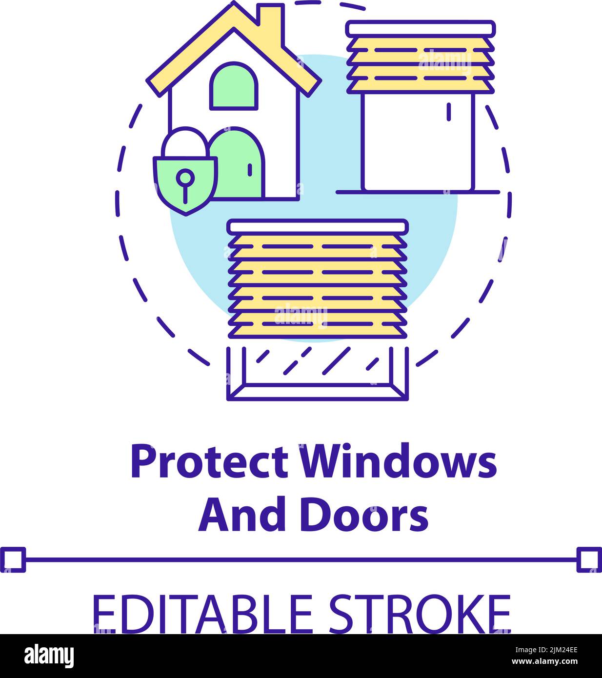 Hurricane windows Stock Vector Images - Alamy