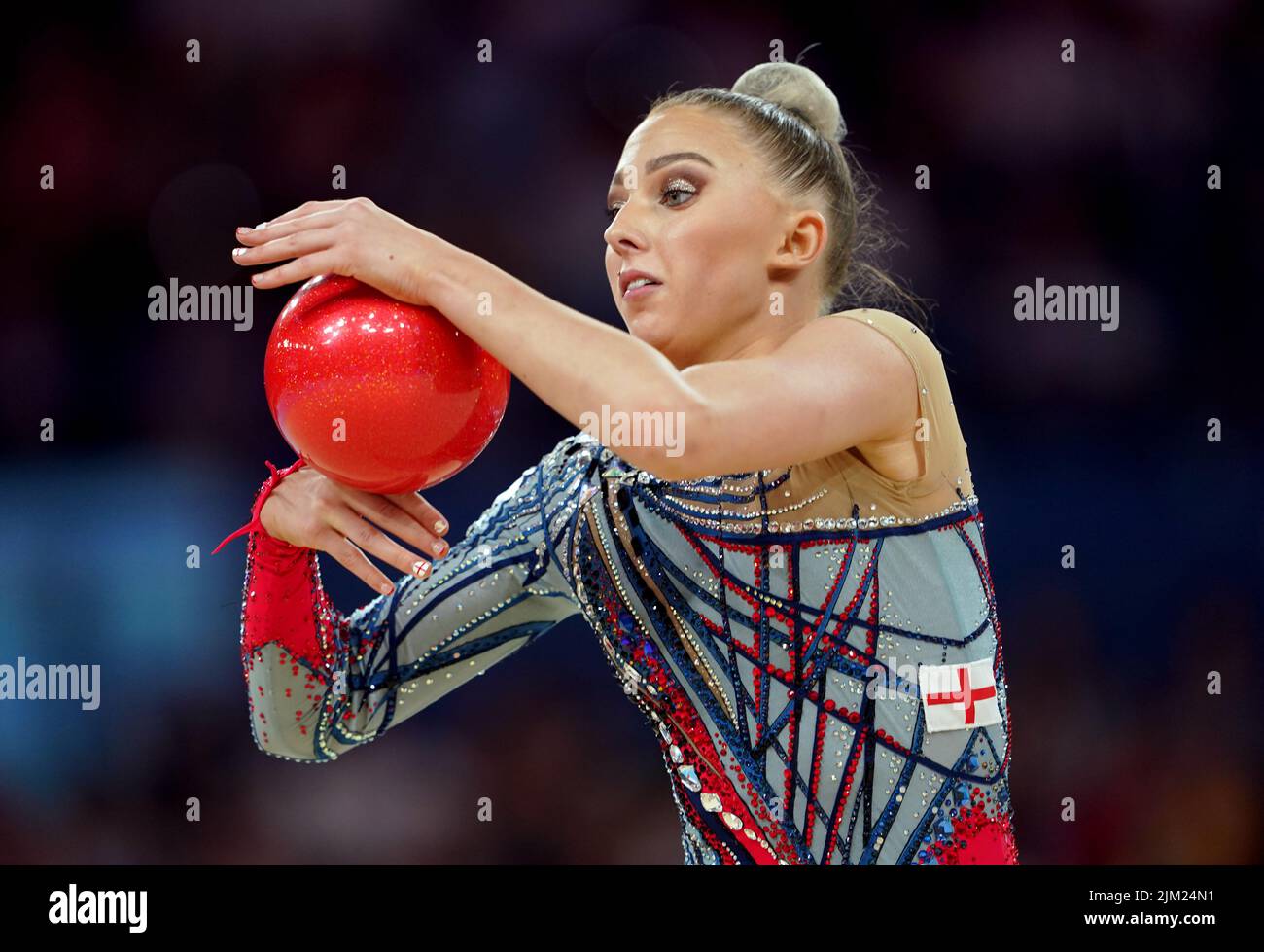 England's Saffron Severn during the Rhythmic Gymnastics, Team Final and ...