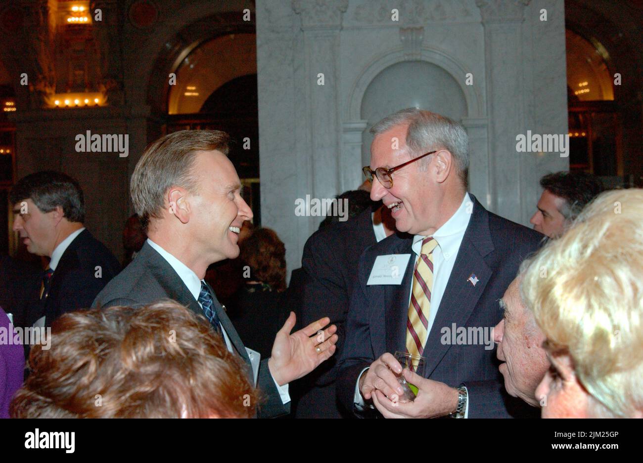 Office of the Secretary - SECRETARY DONALD EVANS AT DINNER AND HIS ...