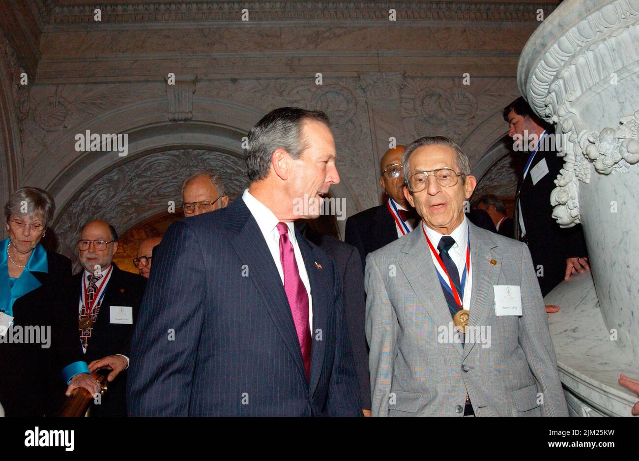 Office of the Secretary - SECRETARY DONALD EVANS AT DINNER AND HIS ...