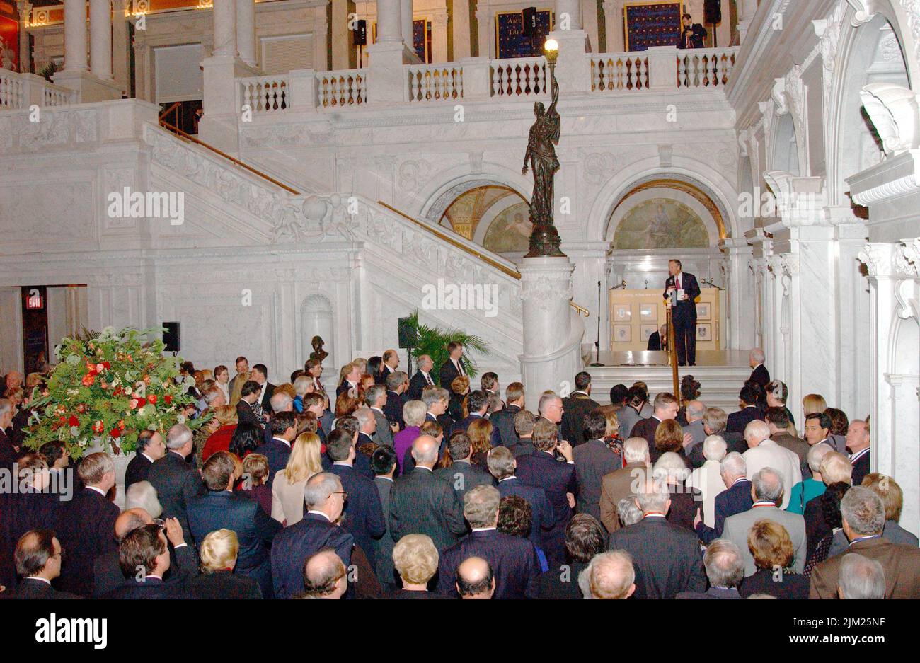 Office of the Secretary - SECRETARY DONALD EVANS AT DINNER AND HIS ...