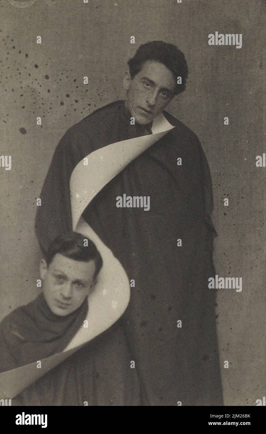 Tristan Tzara and Jean Cocteau. Museum: © Man Ray Trust Stock Photo - Alamy