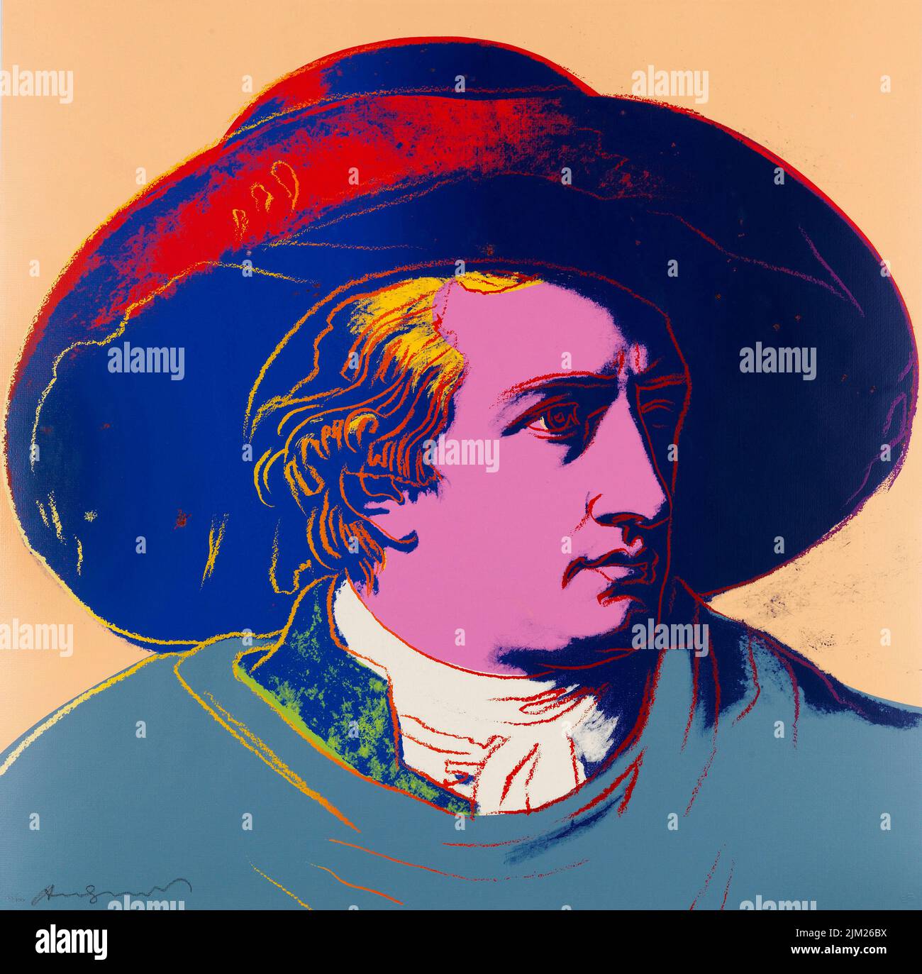 Goethe. Museum: PRIVATE COLLECTION. Author: ANDY WARHOL Stock Photo - Alamy