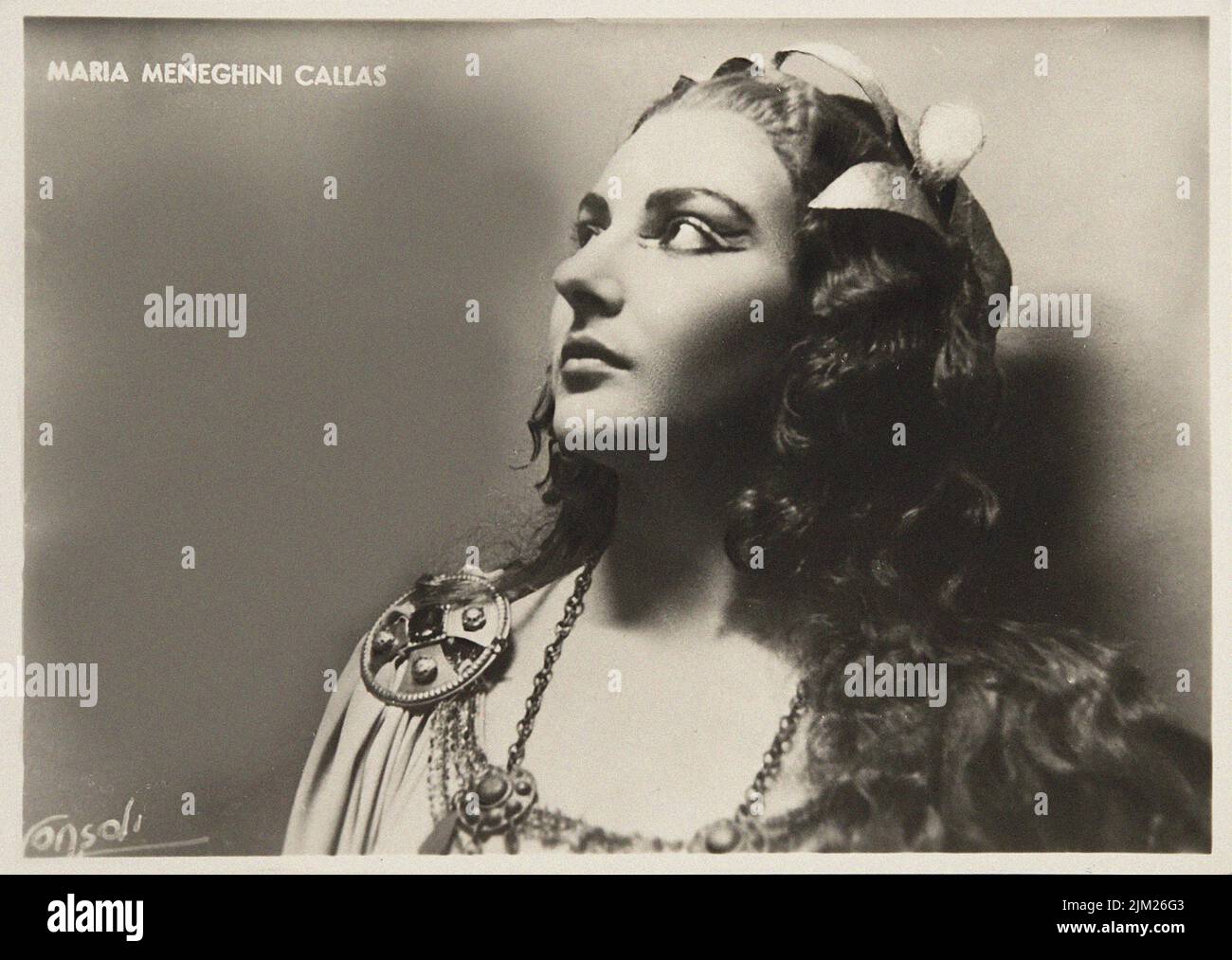 Maria Callas as Norma, Mexico City. Museum: PRIVATE COLLECTION. Author ...
