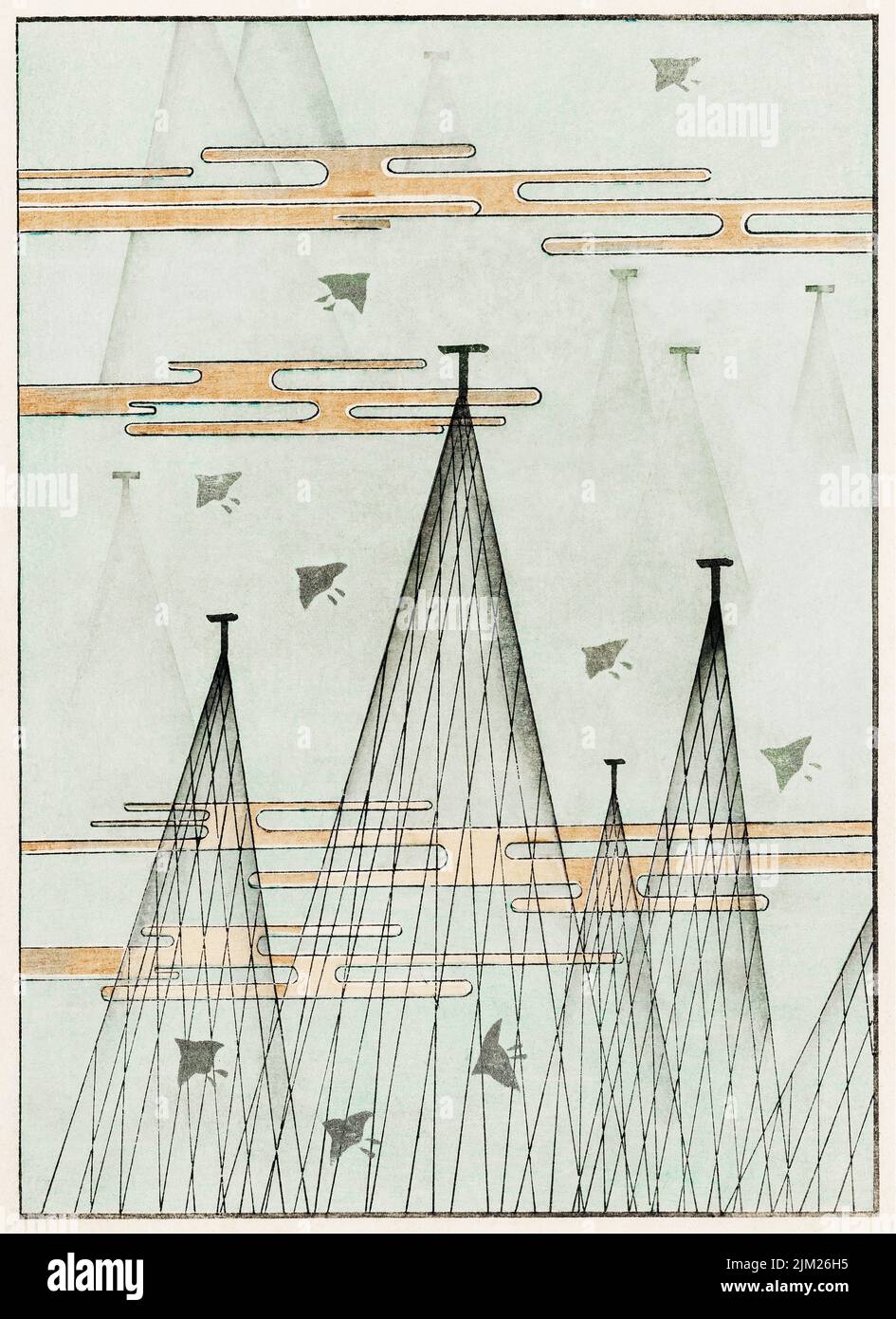 Illustration from Bijutsu Sekai (Art World). Museum: PRIVATE COLLECTION ...