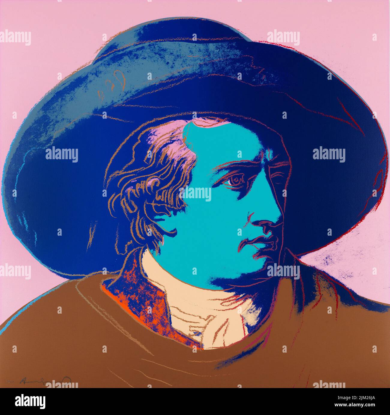 Goethe. Museum: PRIVATE COLLECTION. Author: ANDY WARHOL Stock Photo - Alamy