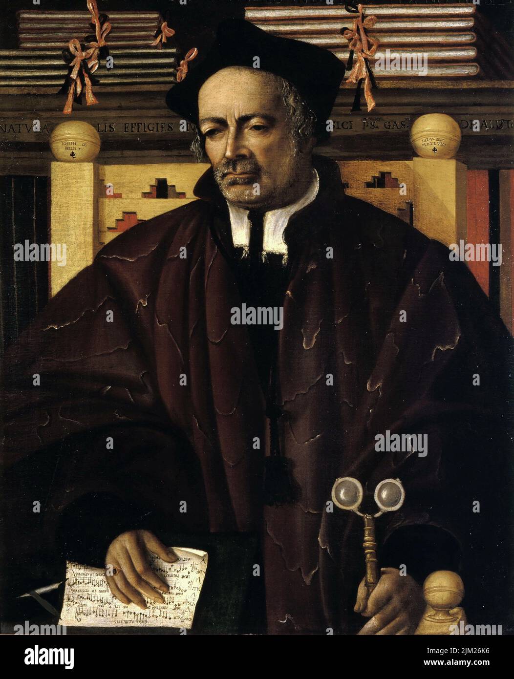 Portrait of the composer Gasparo de Alberti. Museum: Accademia Carrara ...