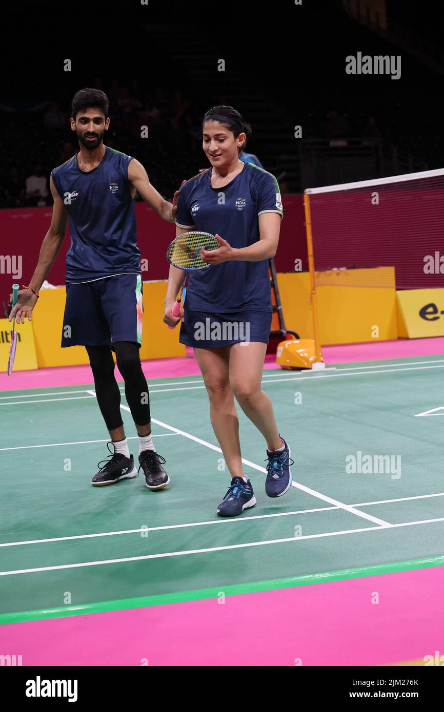 Birmingham, UK, 3rd Aug 2022; Common Wealth Games; CWG 2022 : Badminton ...