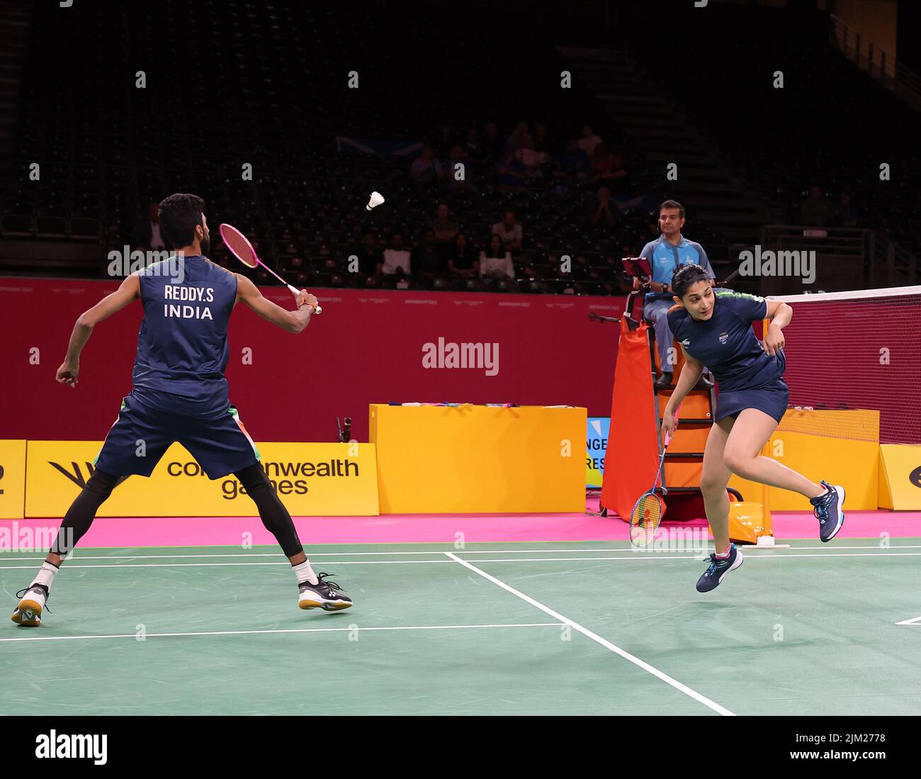 Birmingham, UK, 3rd Aug 2022; Common Wealth Games; CWG 2022 : Badminton ...