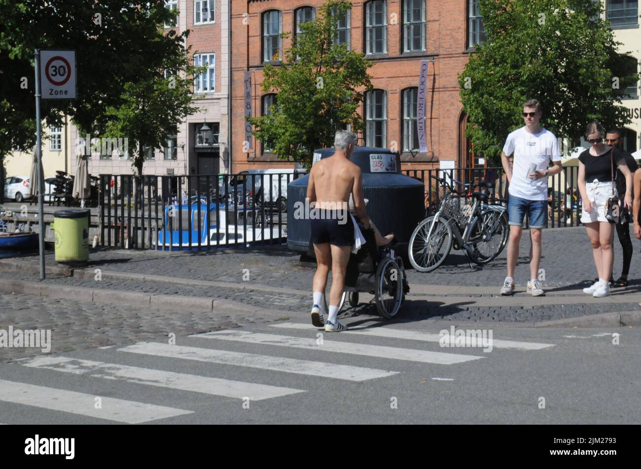 Copenhagen /Denmark/04 August 2022/Harsh weather summer heatwaves in ...