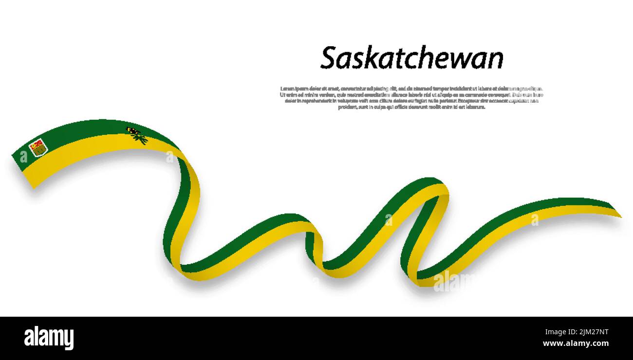 Flag of saskatchewan Stock Vector Images - Alamy