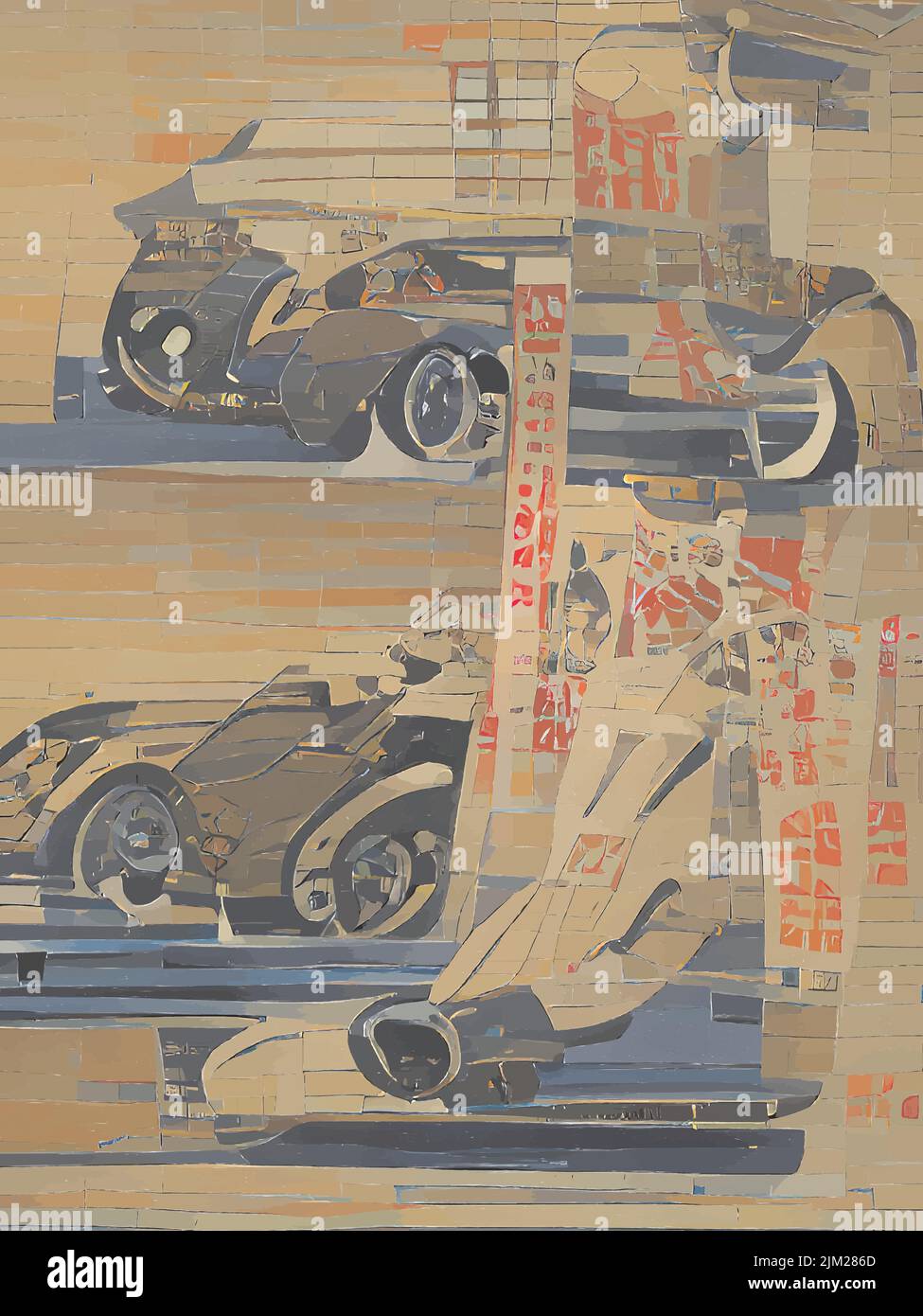 Race cars involved in accidents Stock Vector Image & Art - Alamy