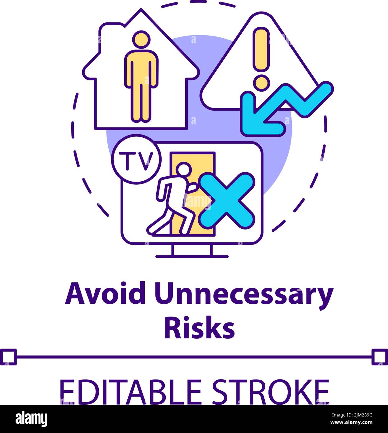 Avoid flood Stock Vector Images - Alamy