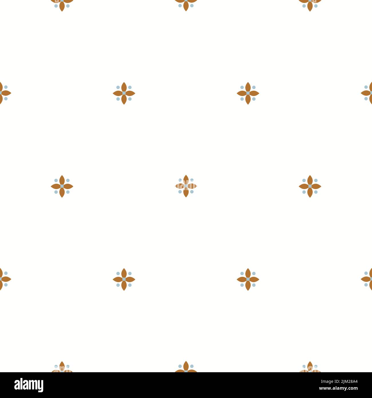 Simple mininmalistic seamless background pattern. Tiny petal flowers or ...