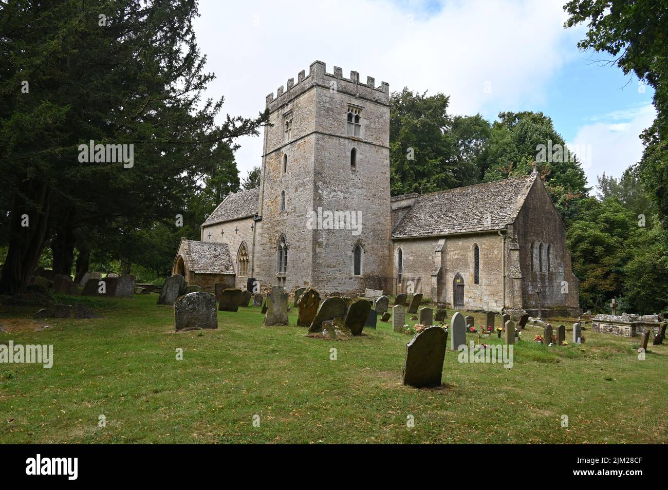 St Nicholas Church, Lower Oddington, Gloucestershire Stock Photo - Alamy