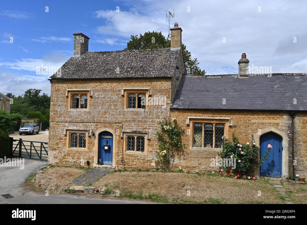 Coachman's cottage in the Gloucestershire hamlet of Adlestrop lies ...
