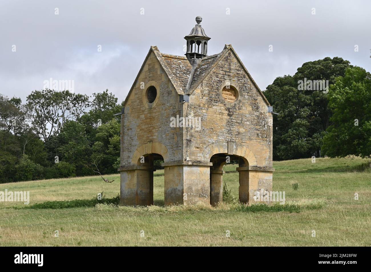 A folly in the grounds of Chastleton House, near Chipping Norton ...
