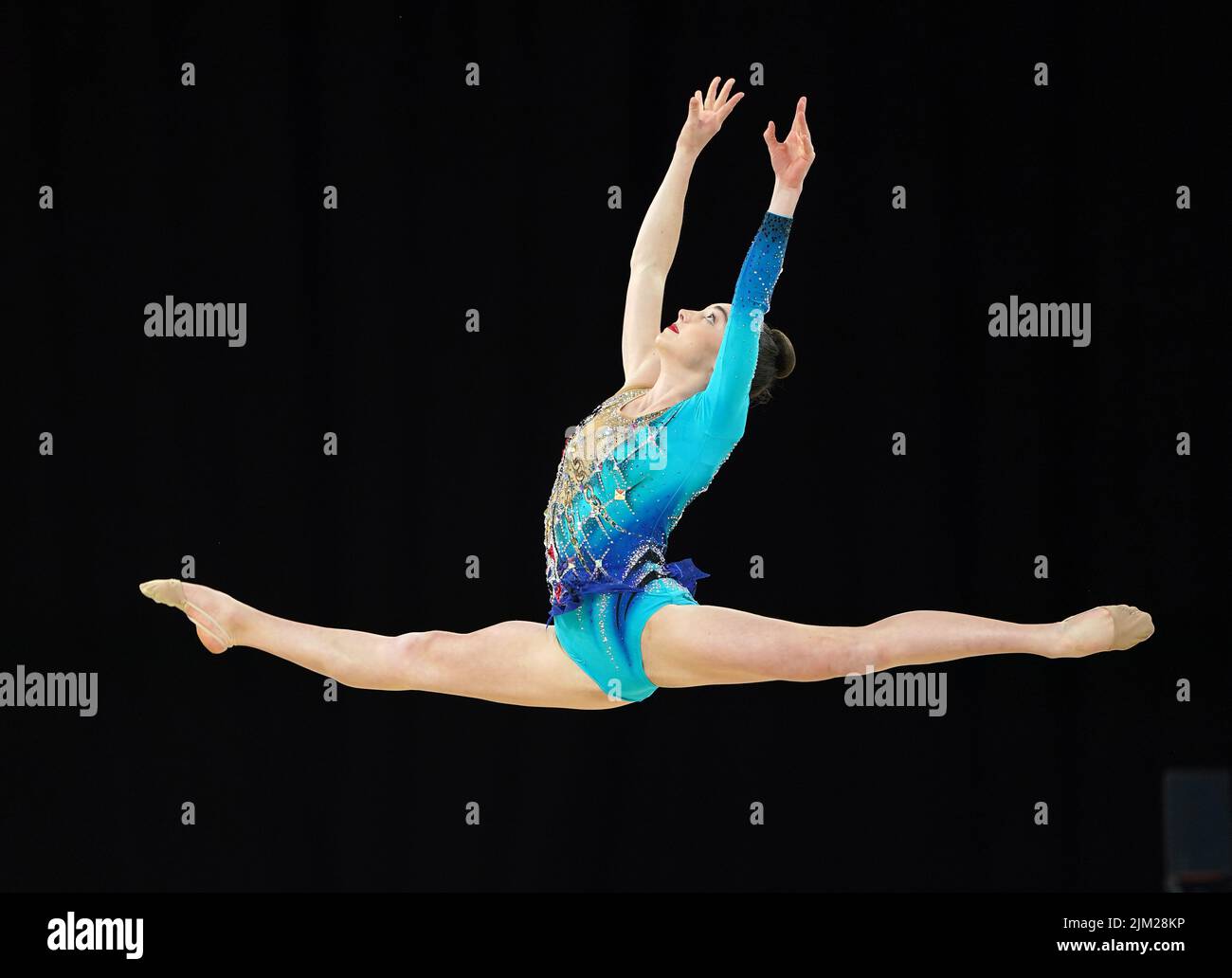 New Zealand's Havana Rosalie Hopman during the Rhythmic Gymnastics ...