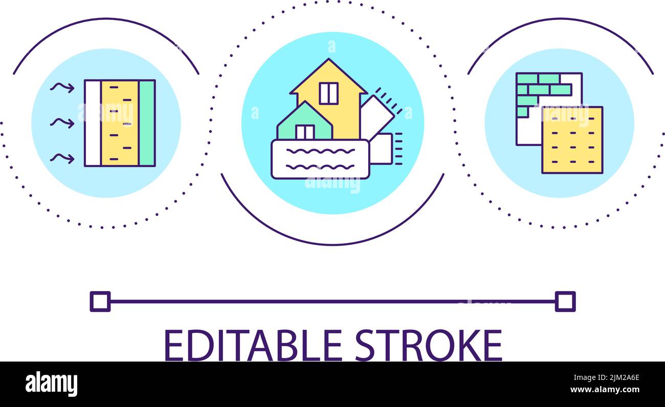 Efficient building loop concept icon Stock Vector Image & Art - Alamy