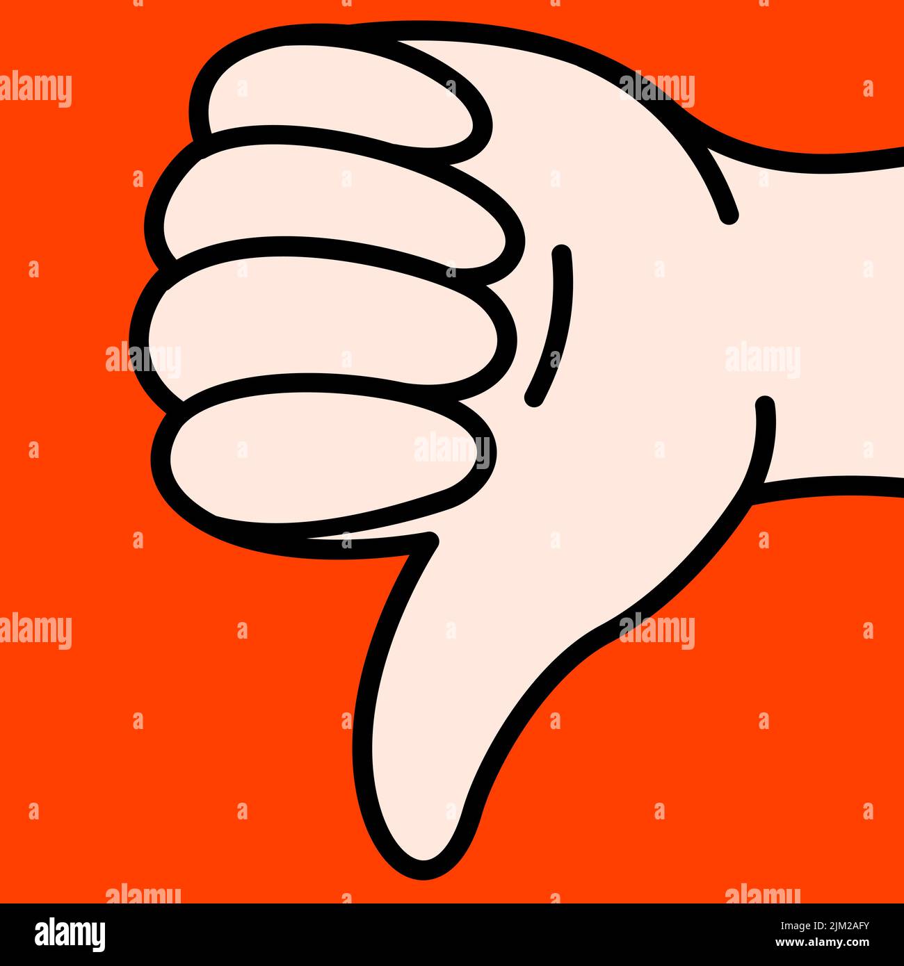 Cartoon vector funny cute Comic characters, like hand gesture Stock ...