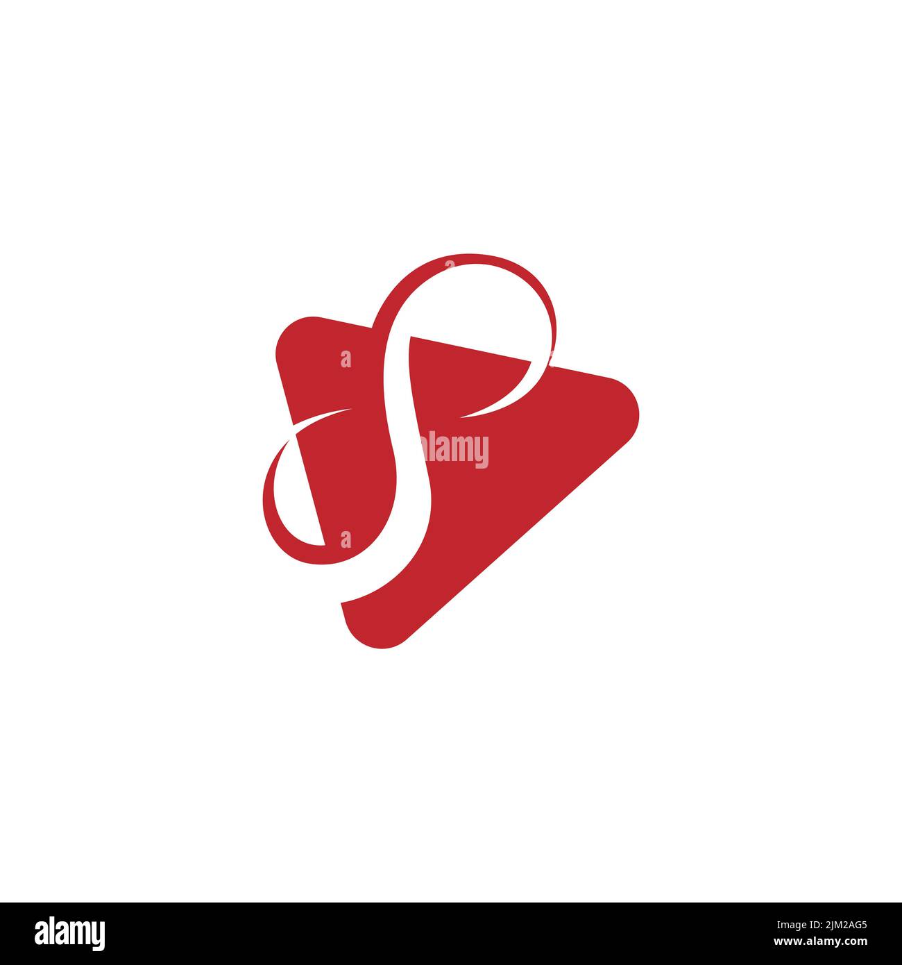 Abstract infinity play icon button logo vector template. Play button ...