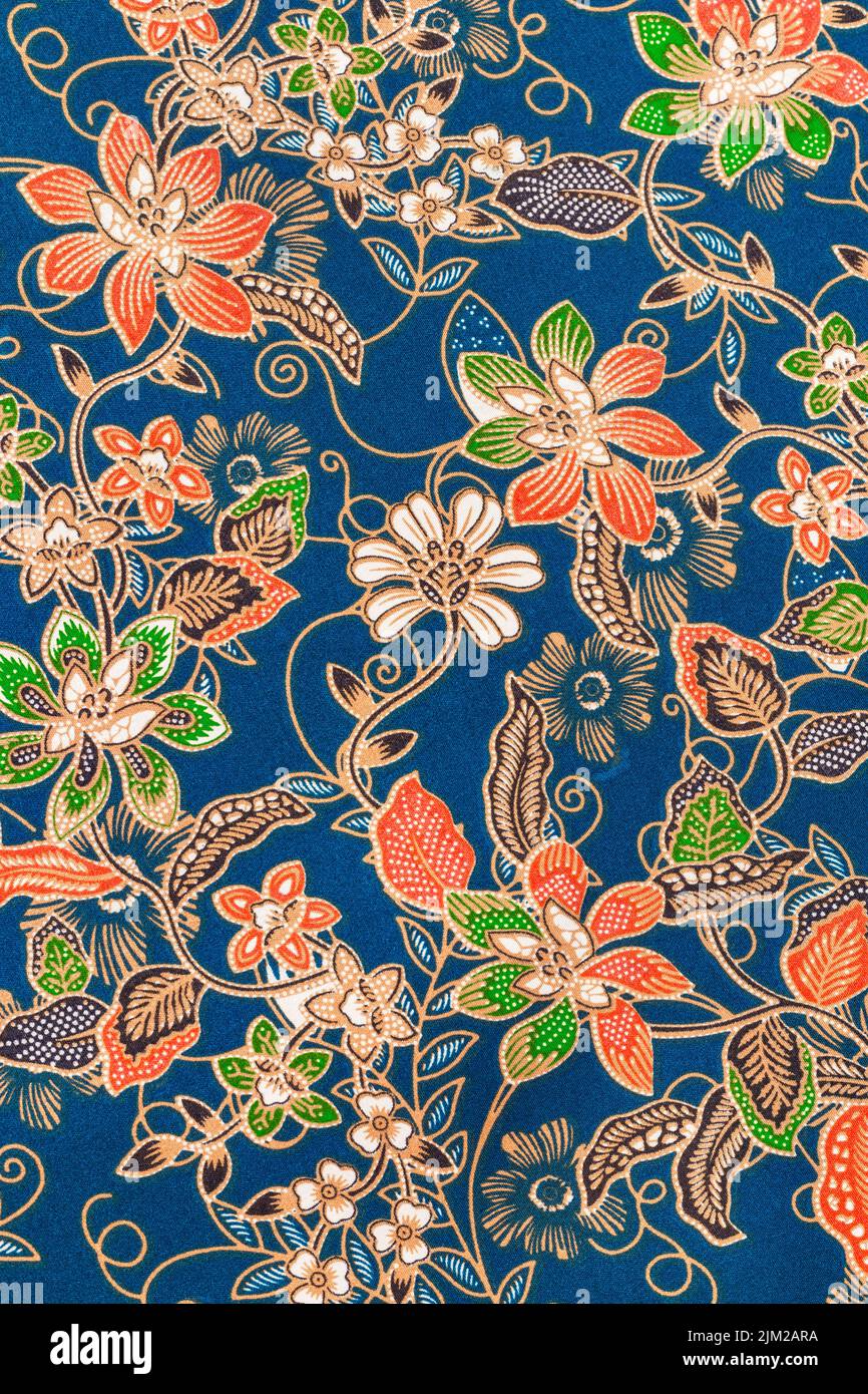 Batik sarong pattern background in Thailand, traditional batik sarong ...