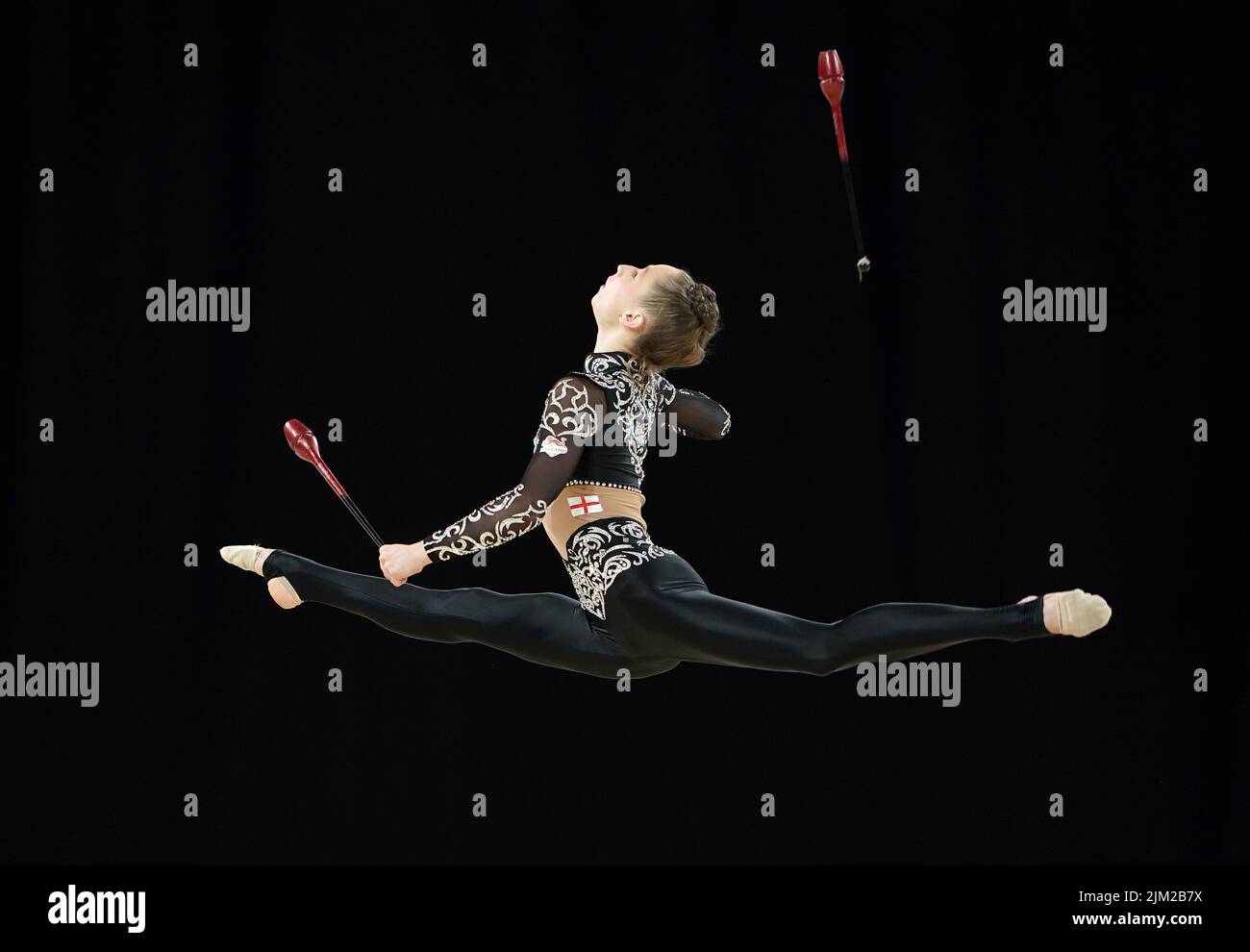 England's Marfa Ekimova during the Rhythmic Gymnastics, Team Final and ...