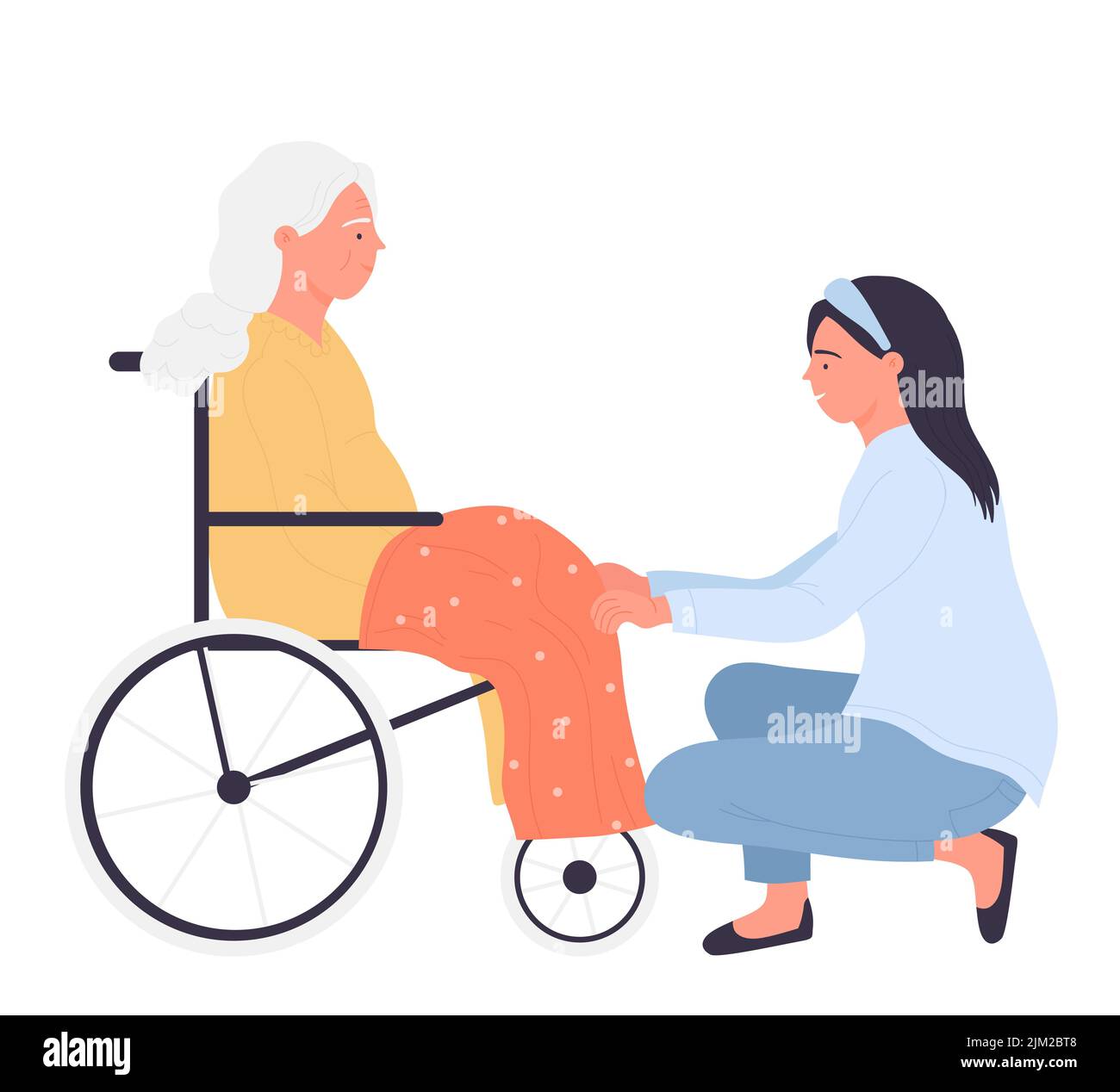 Eldercare for people with disability. Supporting and assistance for ...