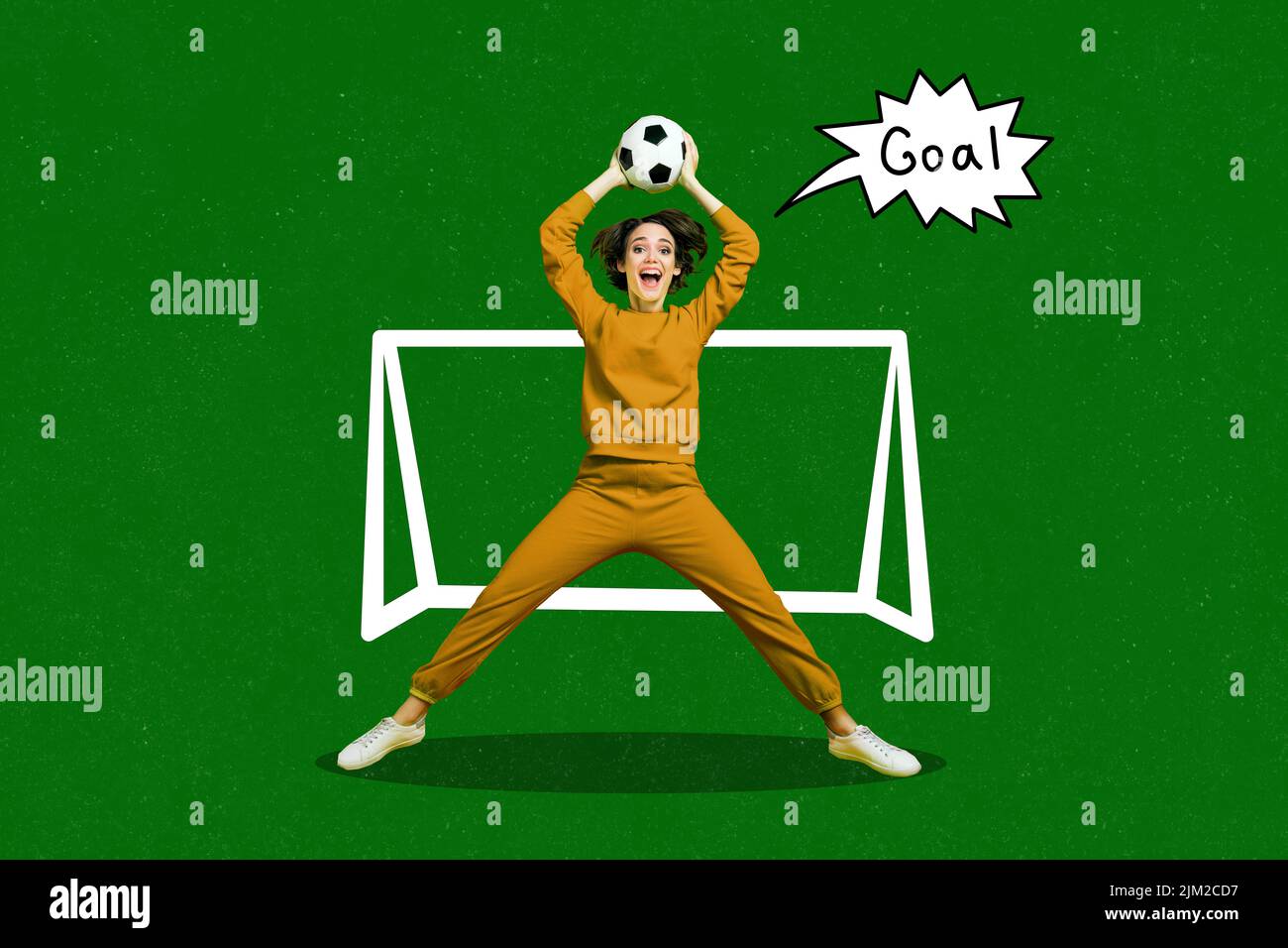 Creative 3d photo artwork graphics painting of funny funky lady ...