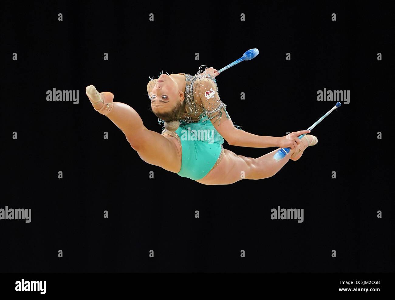 England's Saffron Severn during the Rhythmic Gymnastics, Team Final and ...