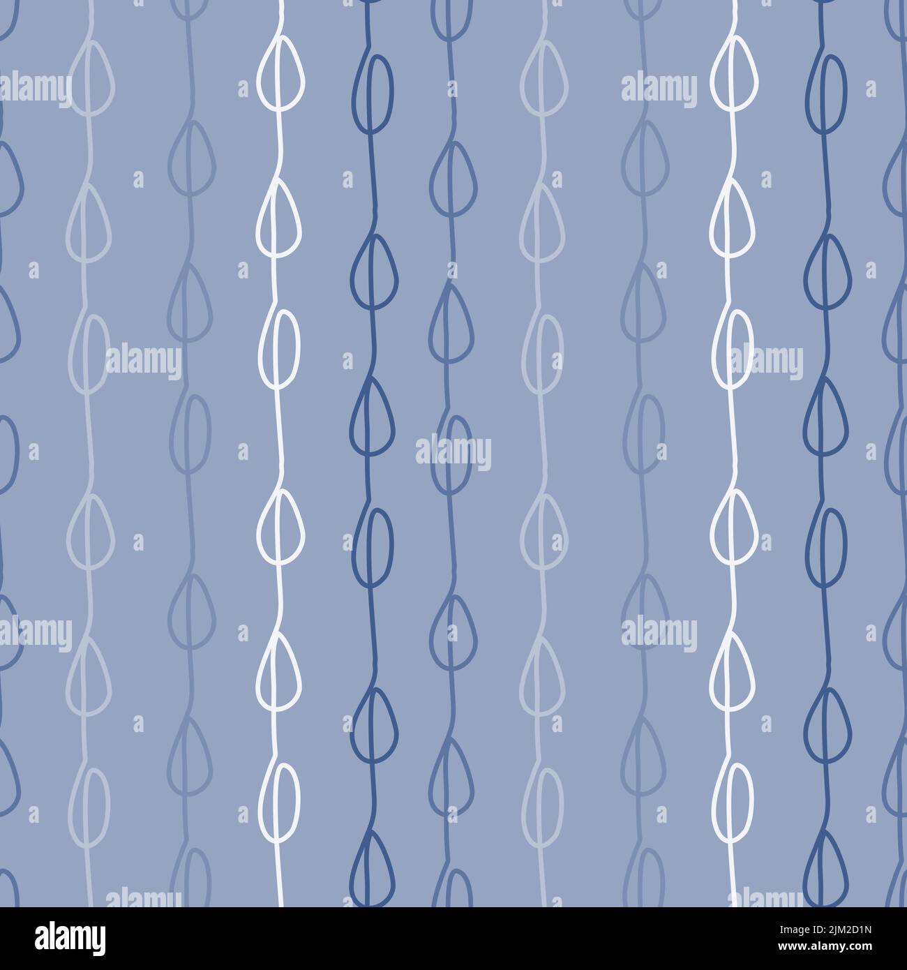 Line art drop raindrop blue gray color seamless pattern Stock Vector ...