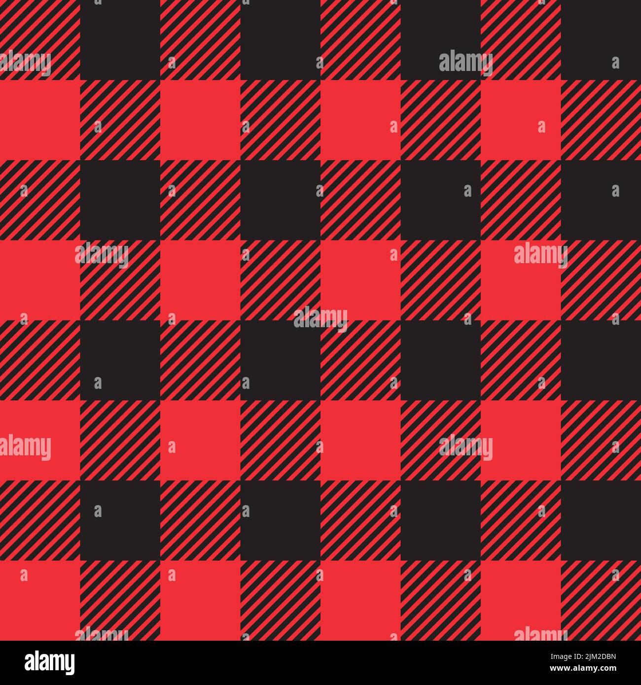 Buffalo plaid red seamless pattern Stock Vector Image & Art - Alamy