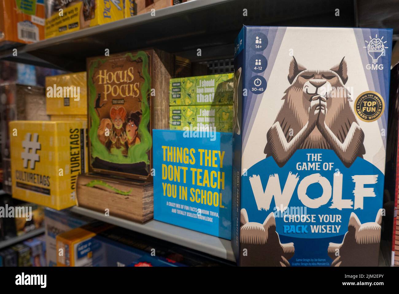 Barnes & Noble Booksellers Game Section, NYC, USA 2022 Stock Photo - Alamy