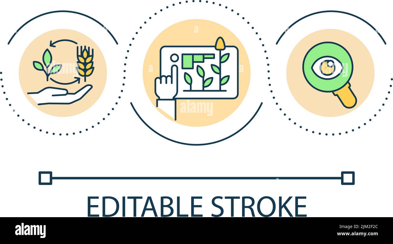Control plant development loop concept icon Stock Vector Image & Art ...