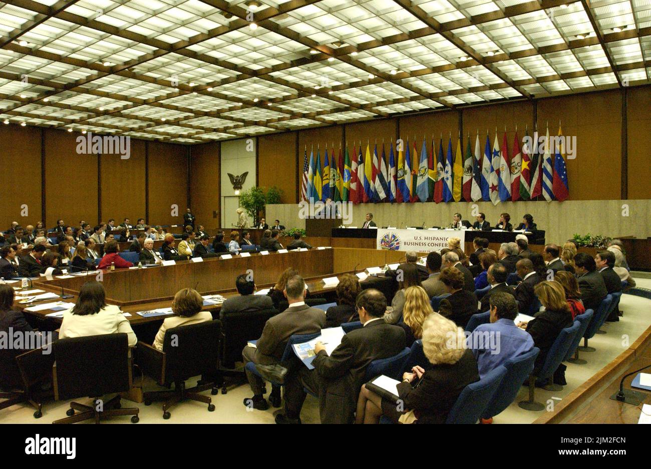 Office of the Secretary - SECRETARY DONALD EVANS WITH HISPANIC BUSINESS ...