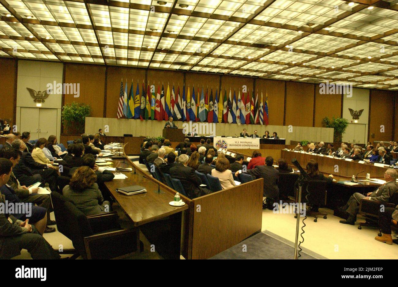 Office of the Secretary - SECRETARY DONALD EVANS WITH HISPANIC BUSINESS ...