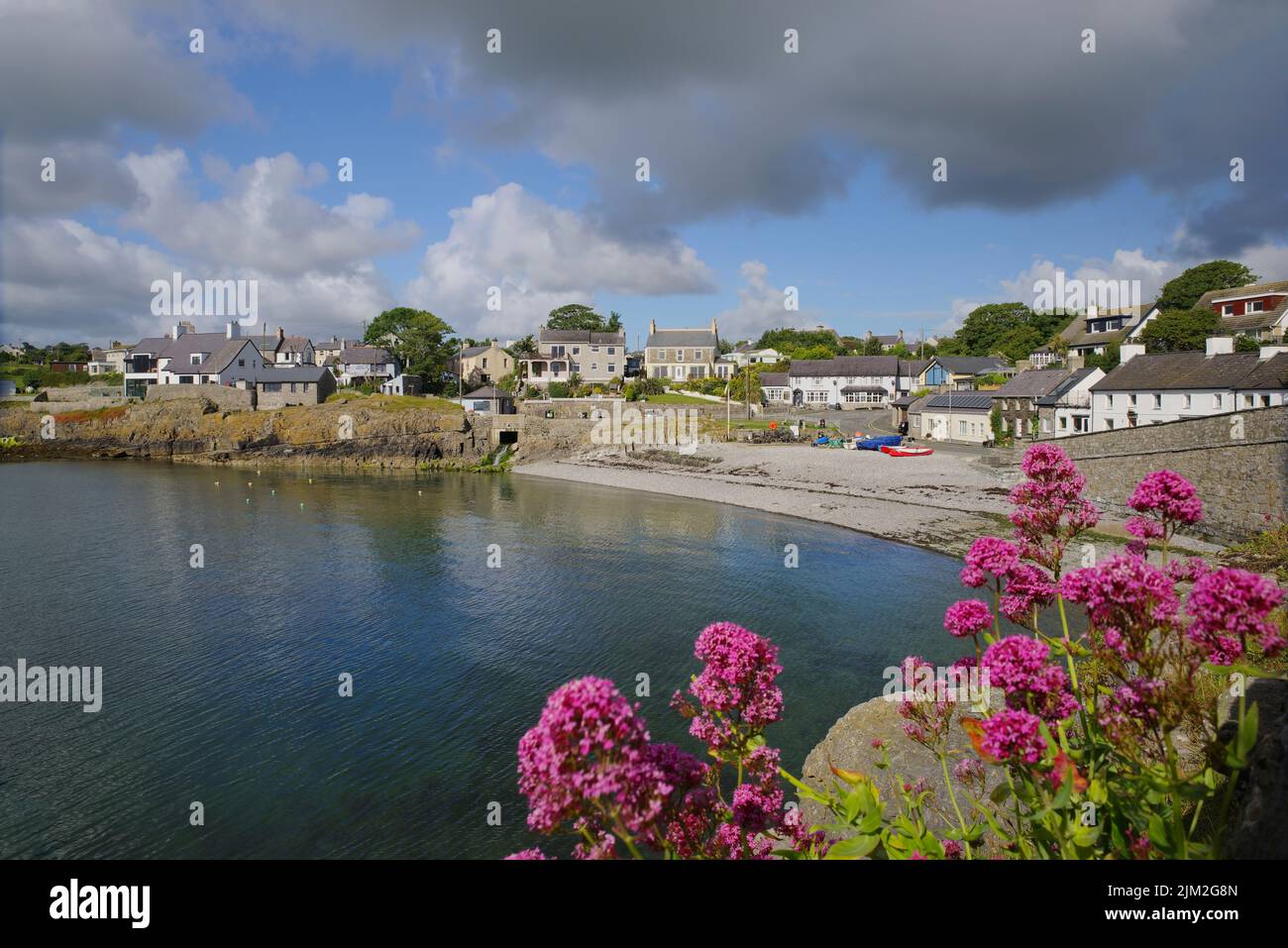 Moelfre Village, Anglesey, North Wales, Great Britain Stock Photo - Alamy