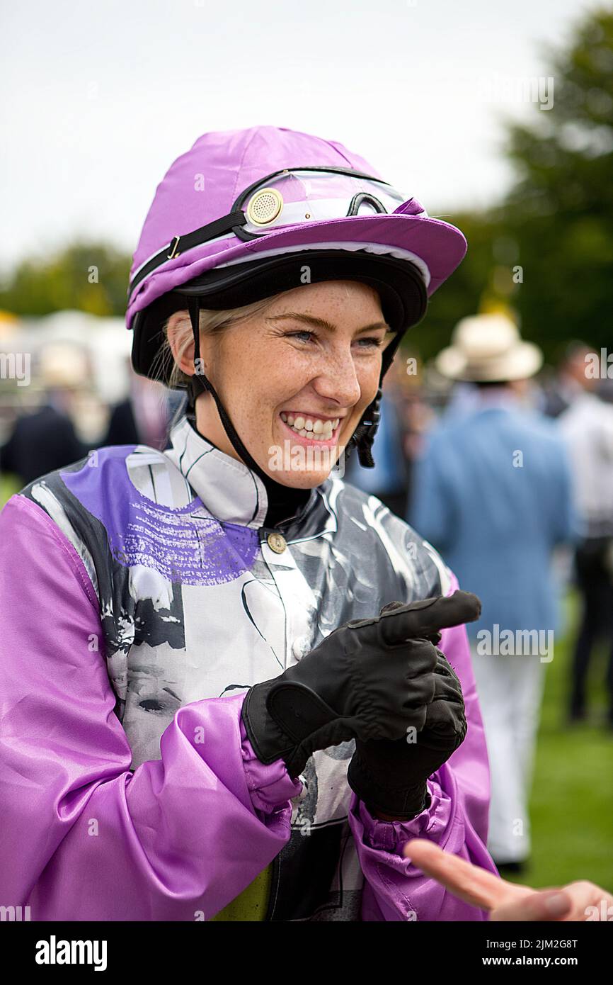 Olivia Kimber who rode 'Under Ref' in the Magnolia Cup Race at ...