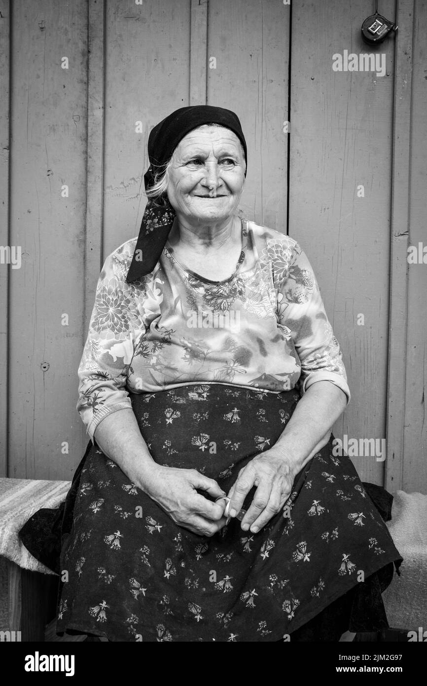 Landscape maramures Black and White Stock Photos & Images - Alamy