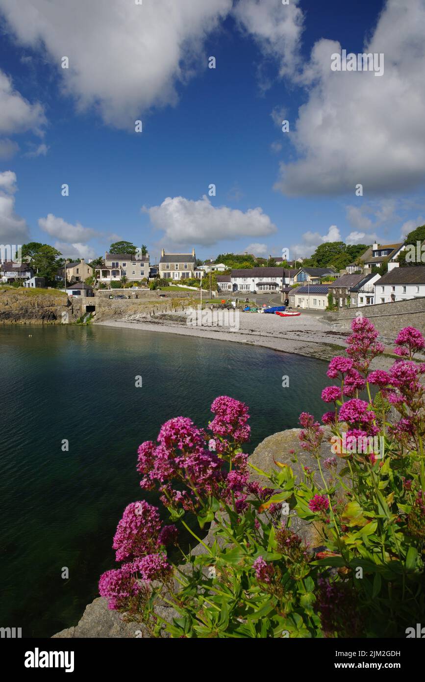 Moelfre Village, Anglesey, North Wales, Great Britain Stock Photo - Alamy