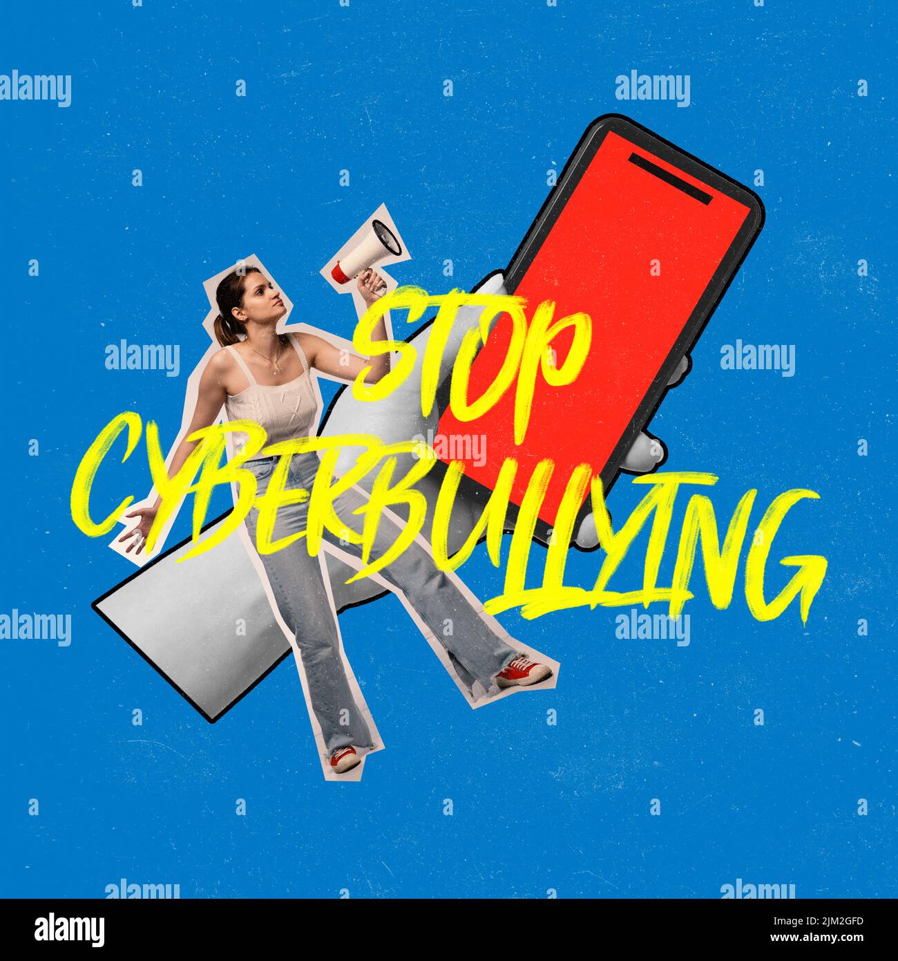 Woman stalking social media hi-res stock photography and images - Alamy