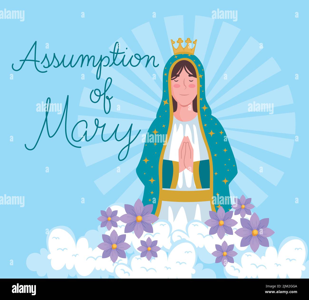 Assumption mary text hi-res stock photography and images - Alamy