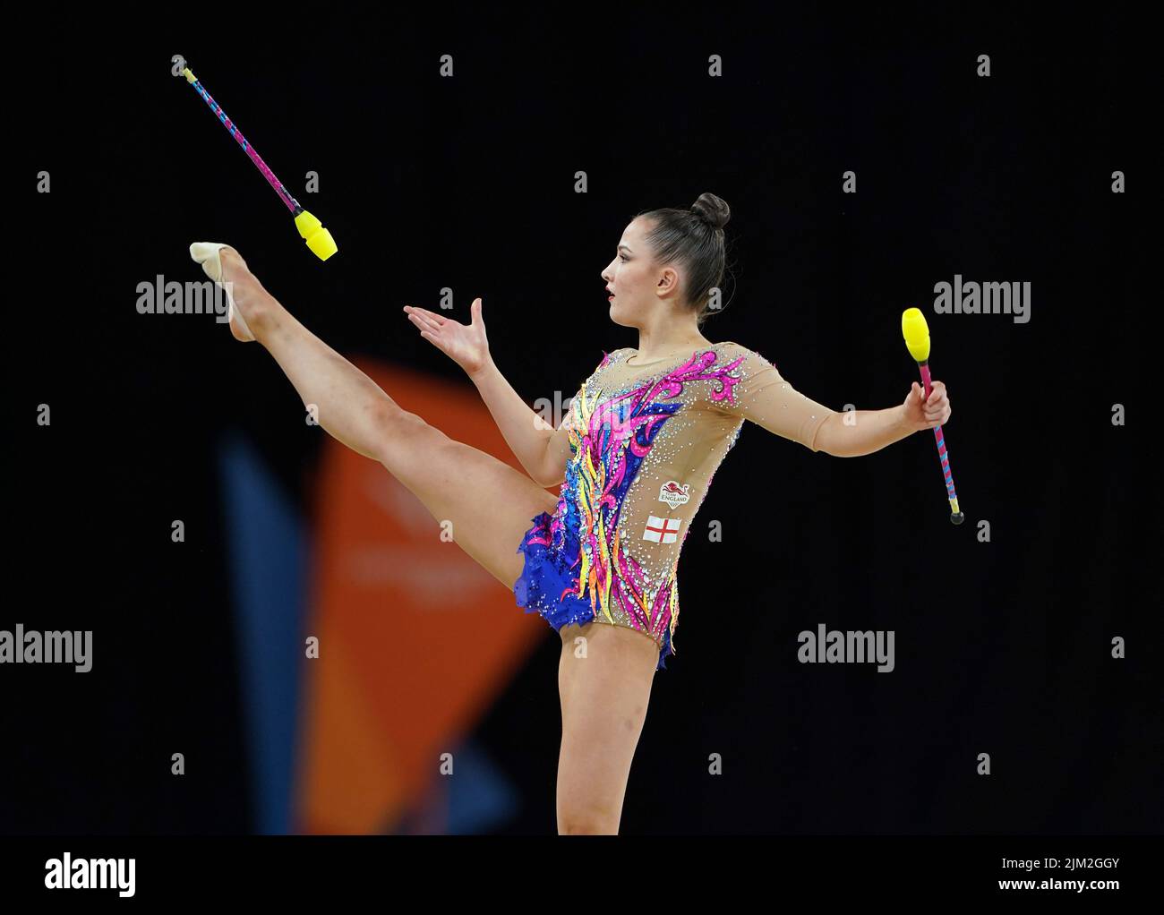 England's Alice Leaper during the Rhythmic Gymnastics, Team Final and ...