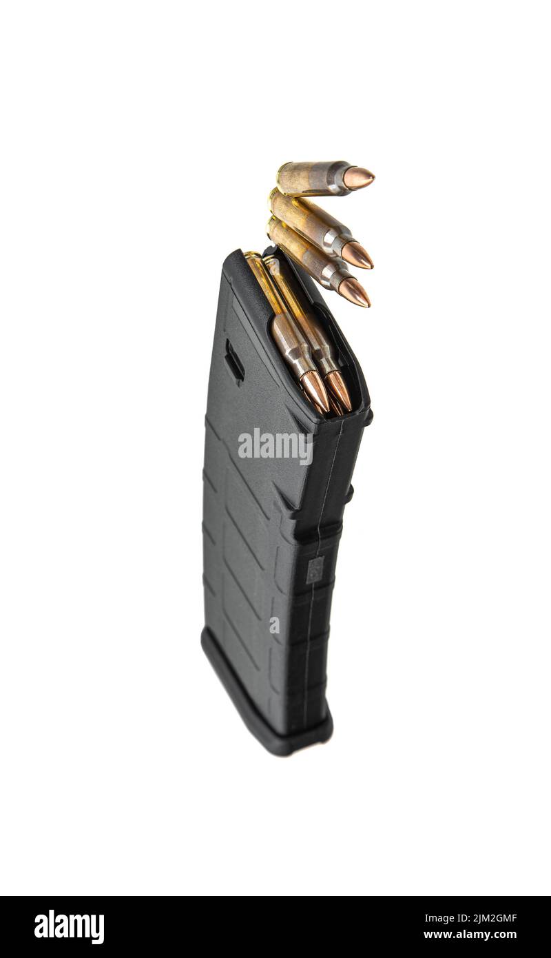 Cartridges and clips for a rifle or carbine. Ammunition for weapons ...