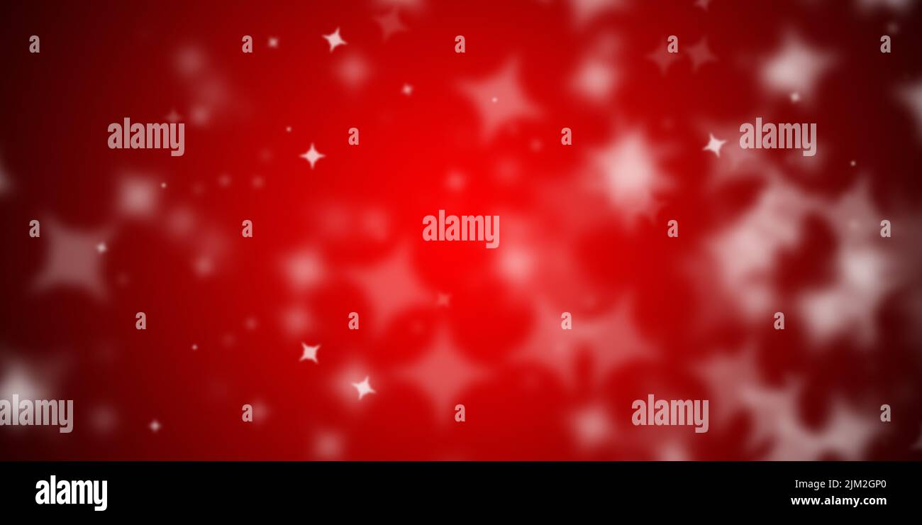 Flying stars over red background Stock Photo - Alamy