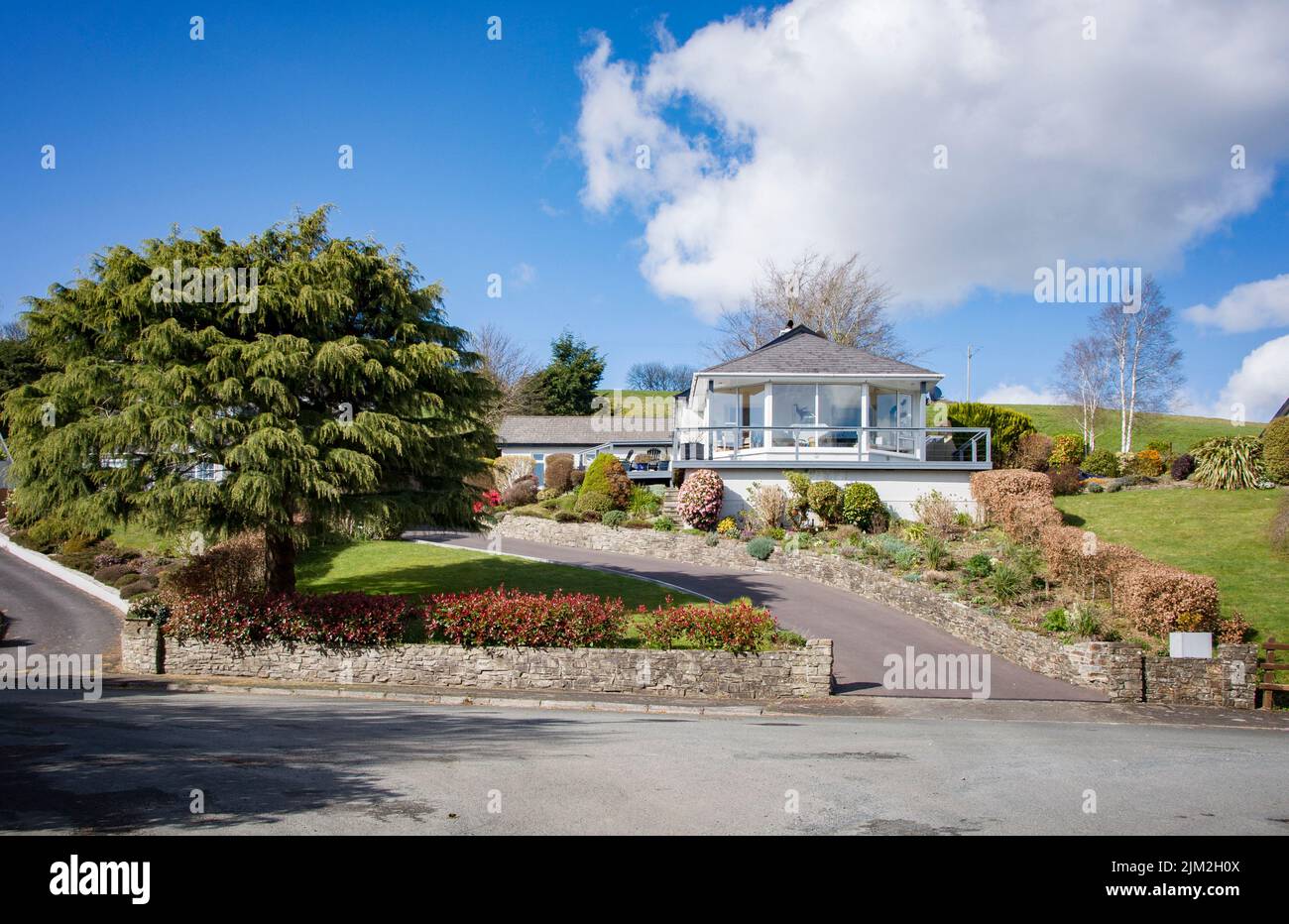 BANDON, IRELAND. APRIL 08, 2022. Beautiful Old Chappel neighborhood ...
