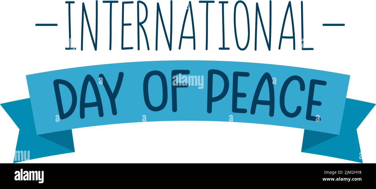 international peace day lettering Stock Vector Image & Art - Alamy